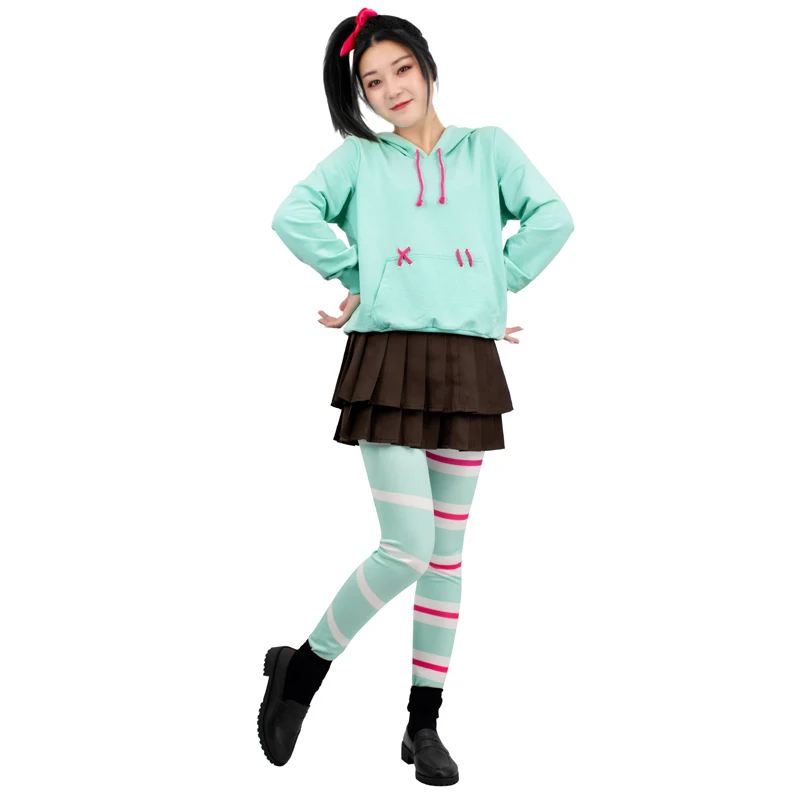 Vanellope Von Schweetz Leggings Vanellope Von Schweets Style Painted