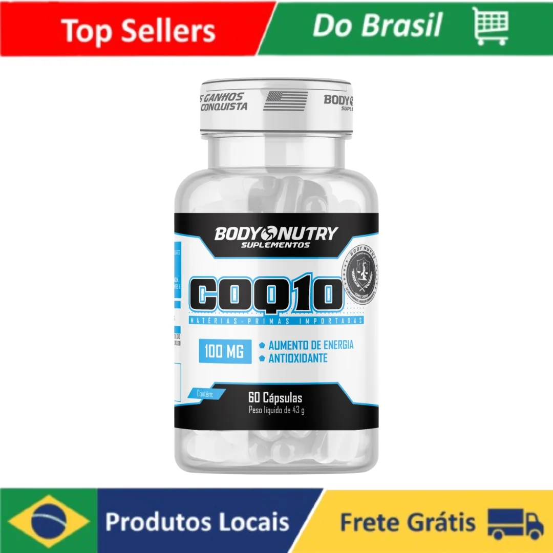 Coenzima Q10 Importado 100mg Cápsulas sem cola, C, 60 Cápsulas – ALESSHOPP VARIEDADES