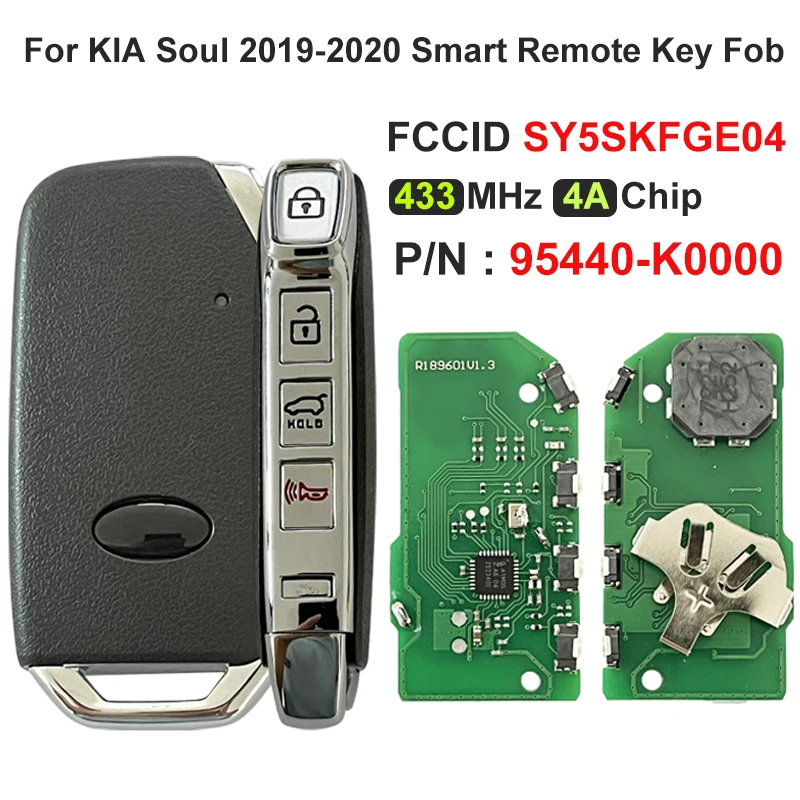 CN051162 Aftermarket Replacement Car Key For KIA Soul 2019 2020 Smart ...
