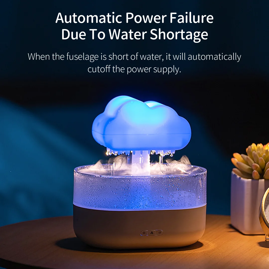 Rain-Cloud-Night-Light-Humidifier-With-Raining-Water-Drop-Sound-And-7 ...