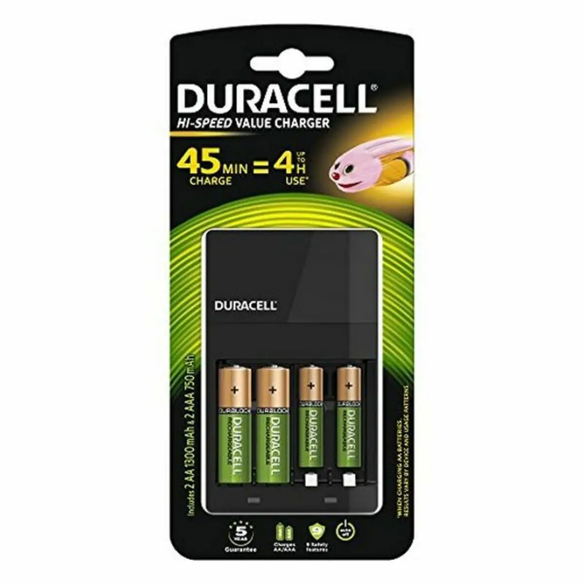 Charger-DURACELL-CEF14-Rechargeable-Batteries-2-x-AA-2-x-AAA-HR06-HR03 ...
