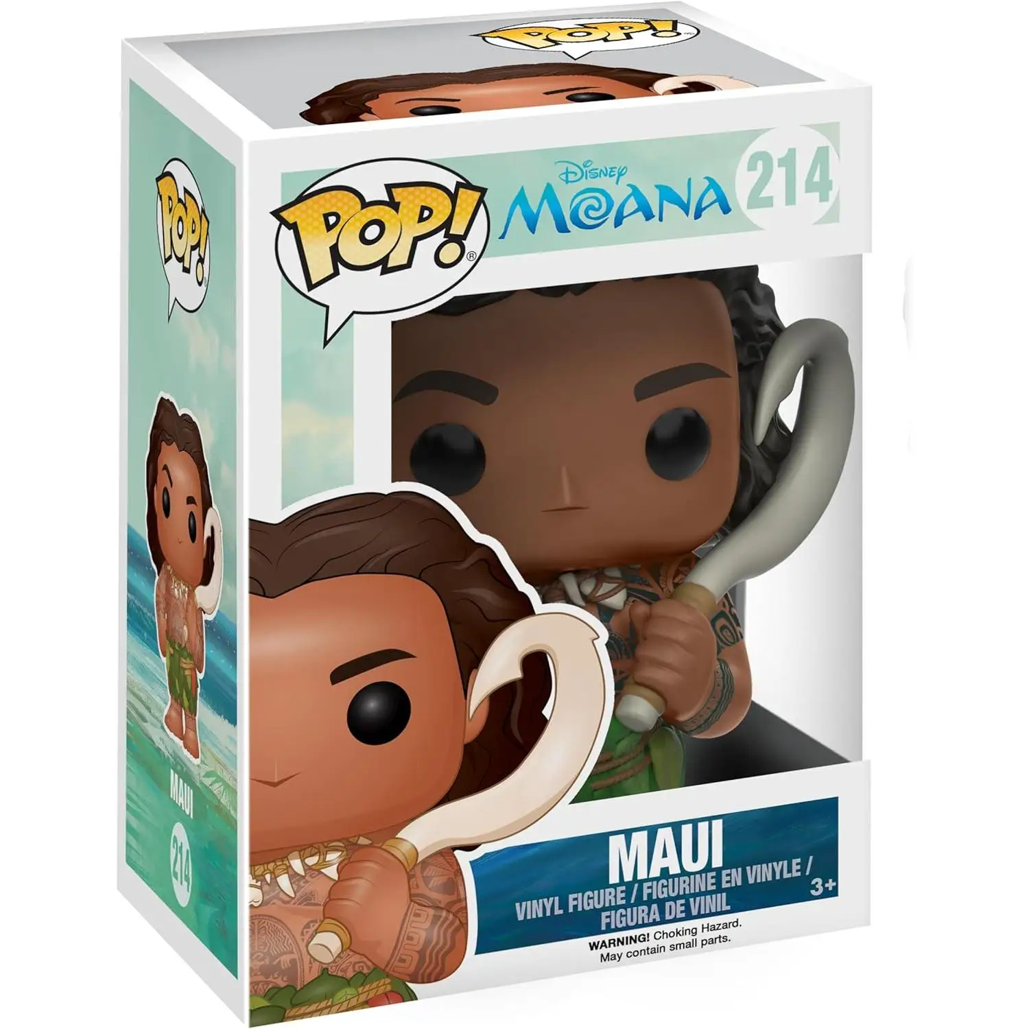 ¡Funko Pop! Disney: Moana - Figura coleccionable Maui-Vaiana-Maui de ...