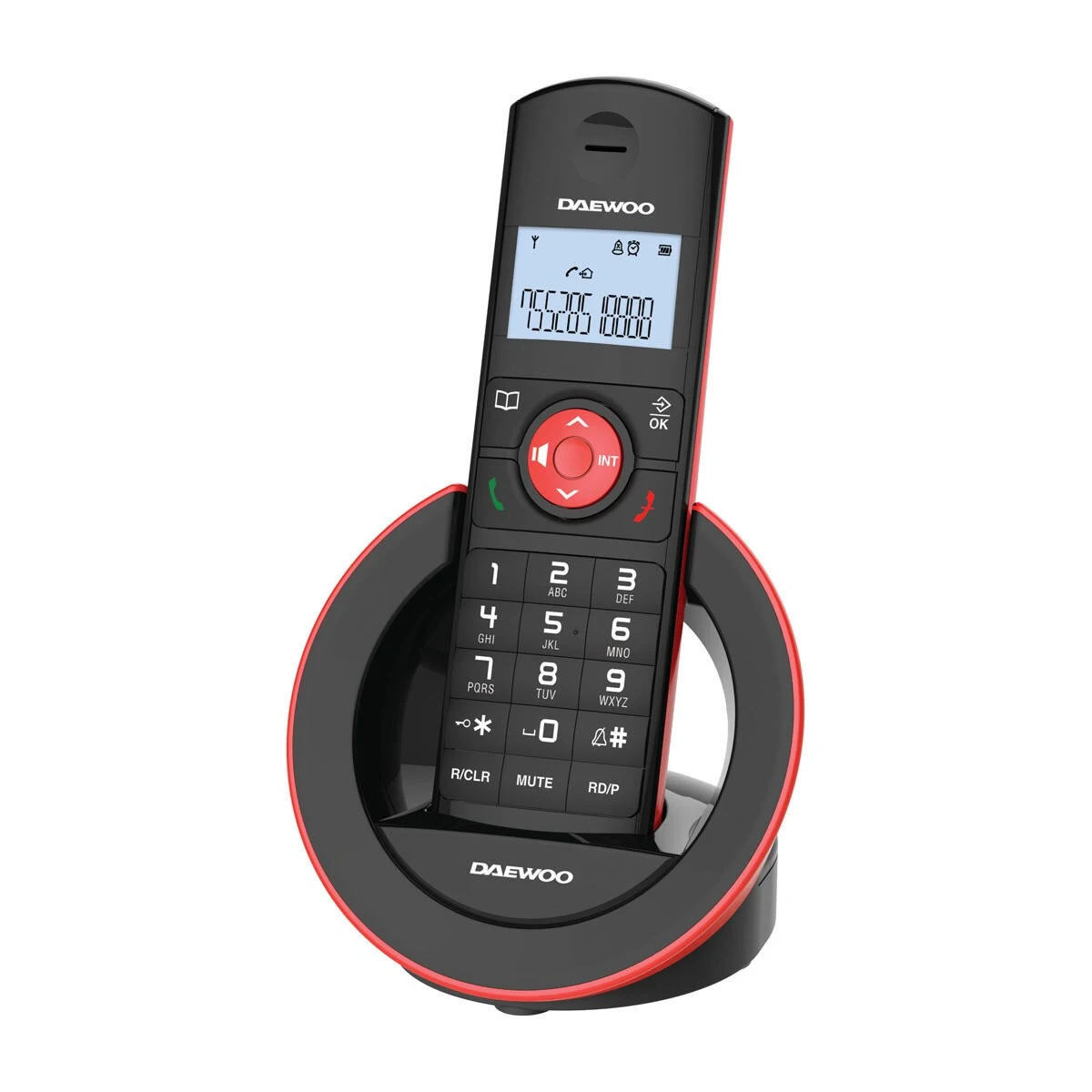 Teléfono inalámbrico Daewoo DTD-1400R Dect negro - AliExpress 7