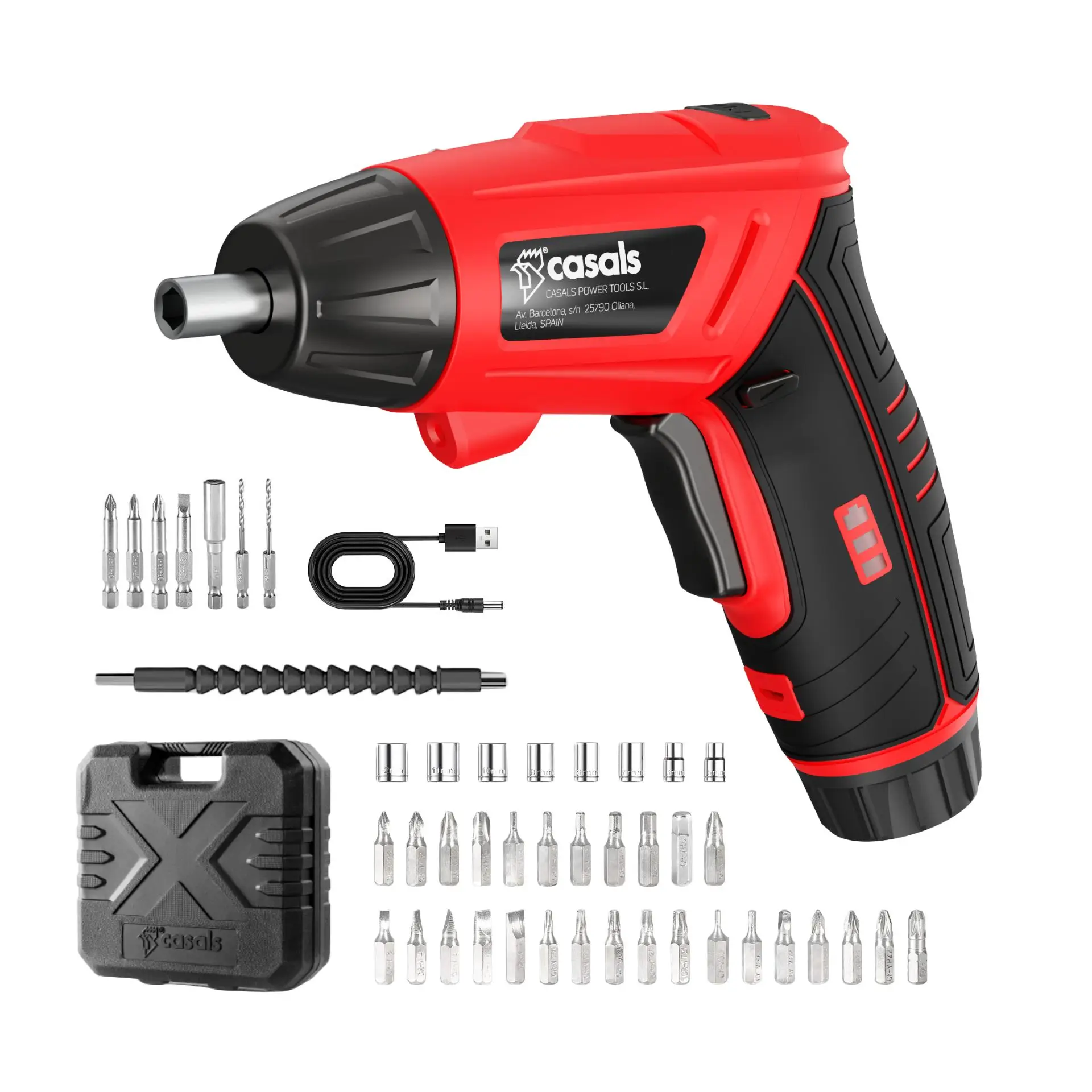 CCS3621BC-electric-screwdriver-3-6V-rotary-handle-2-0Ah-lithium-battery ...
