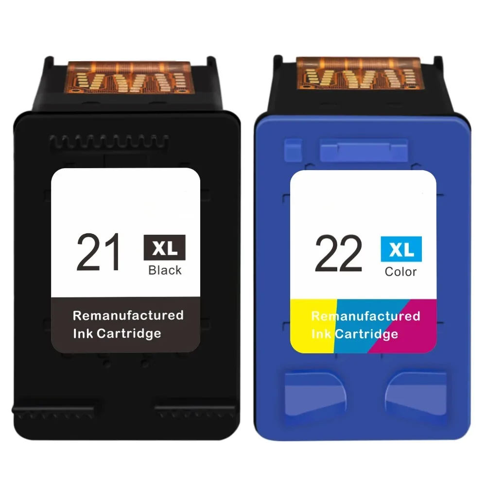 Compatible cartuchos para HP 21 XL 22 XL Cartuchos de Tinta para HP PSC ...