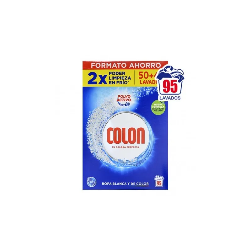 Colon Active Powder-Washing Machine Detergent, Suitable for White and ...