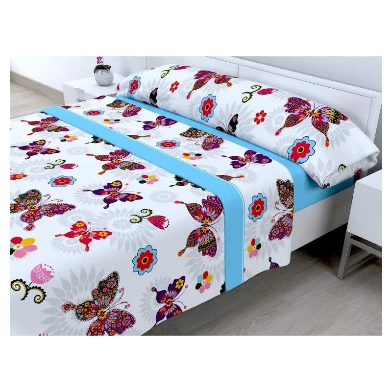 Children-s-coral-sheets-set-various-models-bed-90-and-105cm-sedaline ...