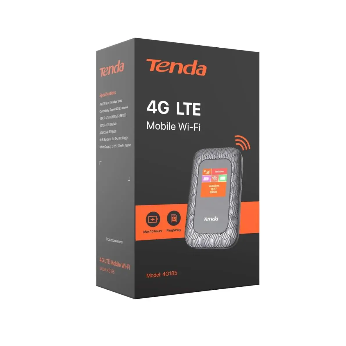 Tenda Mobile wi-fi 4G LTE 4G185 150Mbps portable Router 4G LTE with ...
