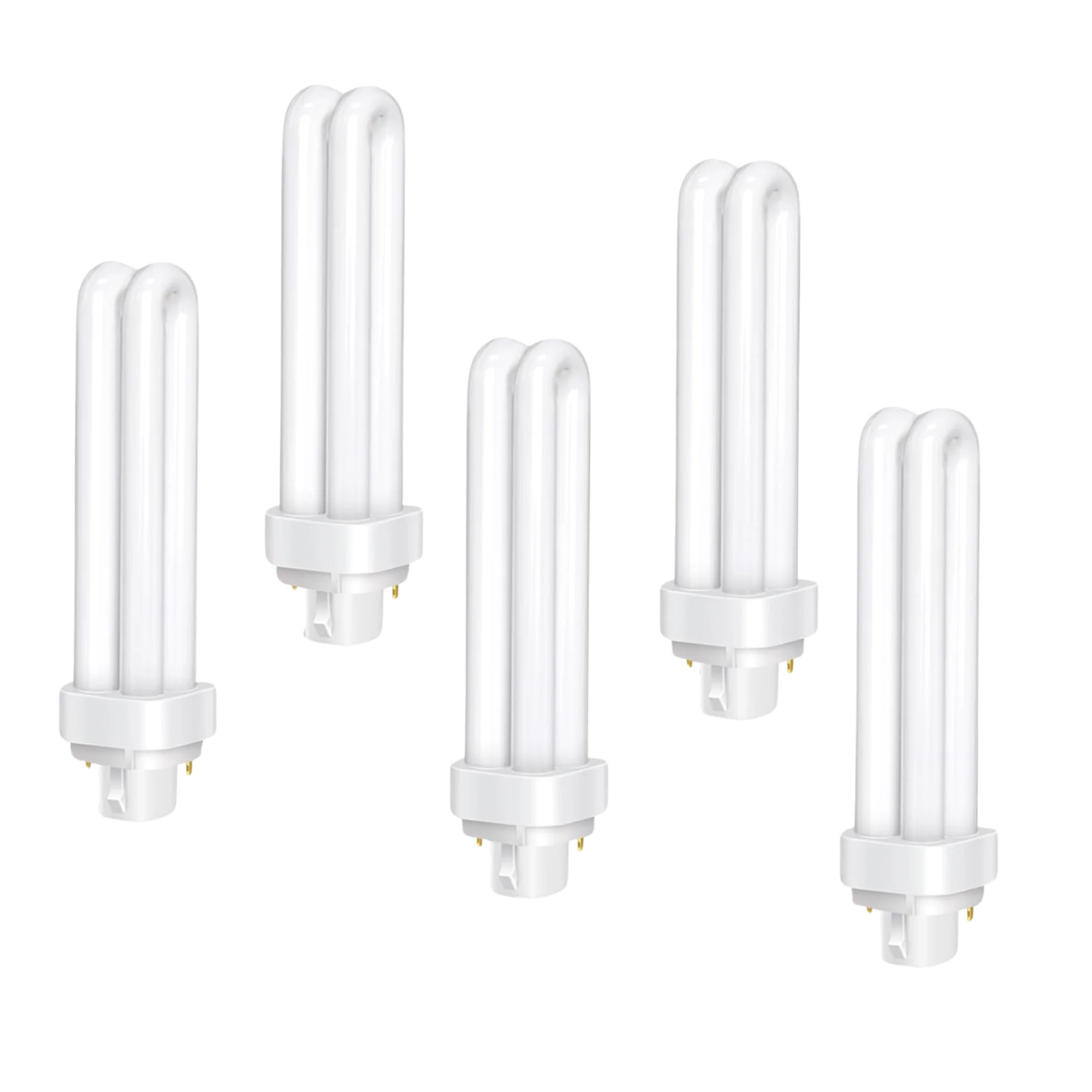 Pack Bombillas G24 2-Pin 26W – Luz Blanca 6400K | 1680LM | Tubo 2U Bajo ...