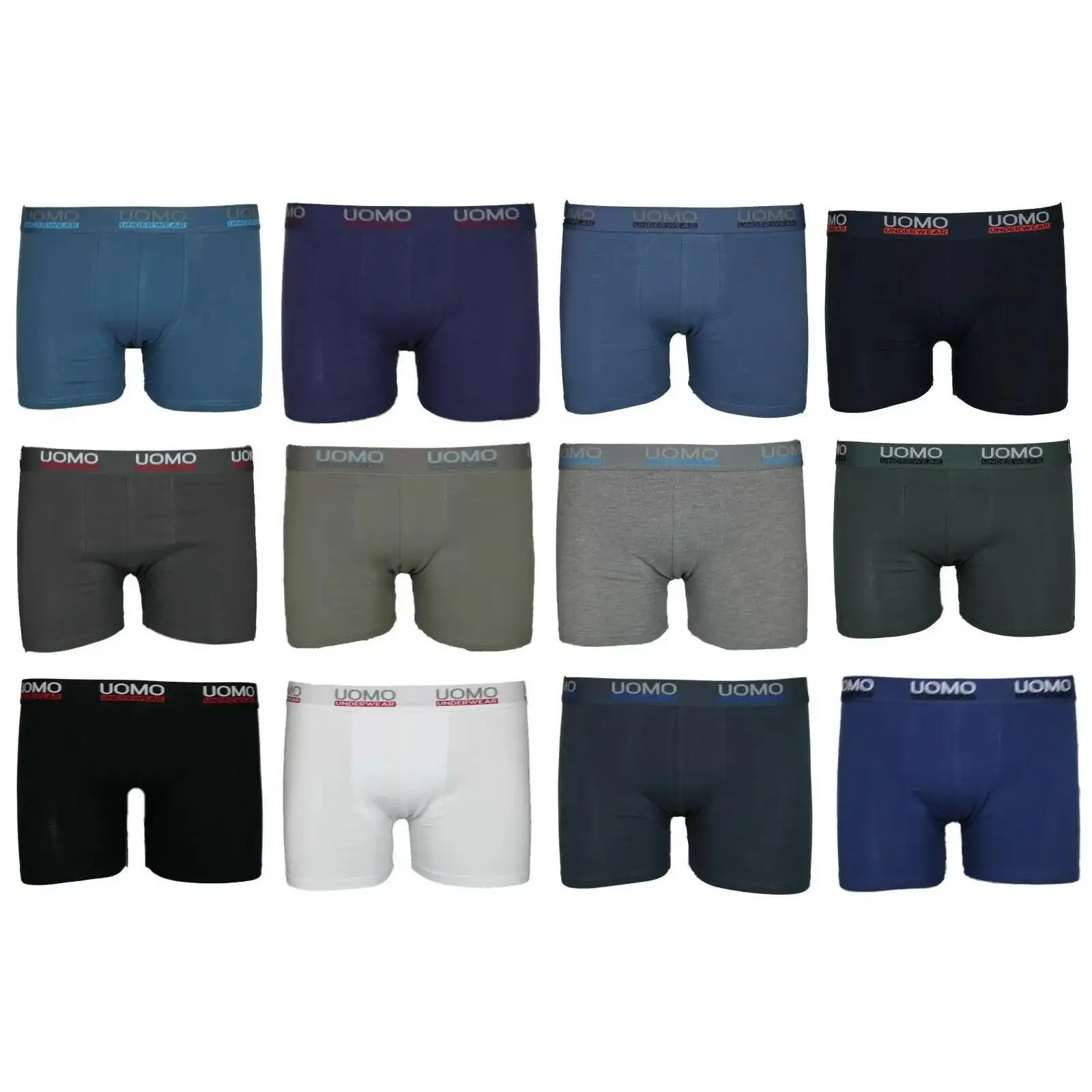 Pack-de-12-Uds-Underwear-CALZONCILLOS-BOXER-UOMO-95-Algodon-5-Alastano ...