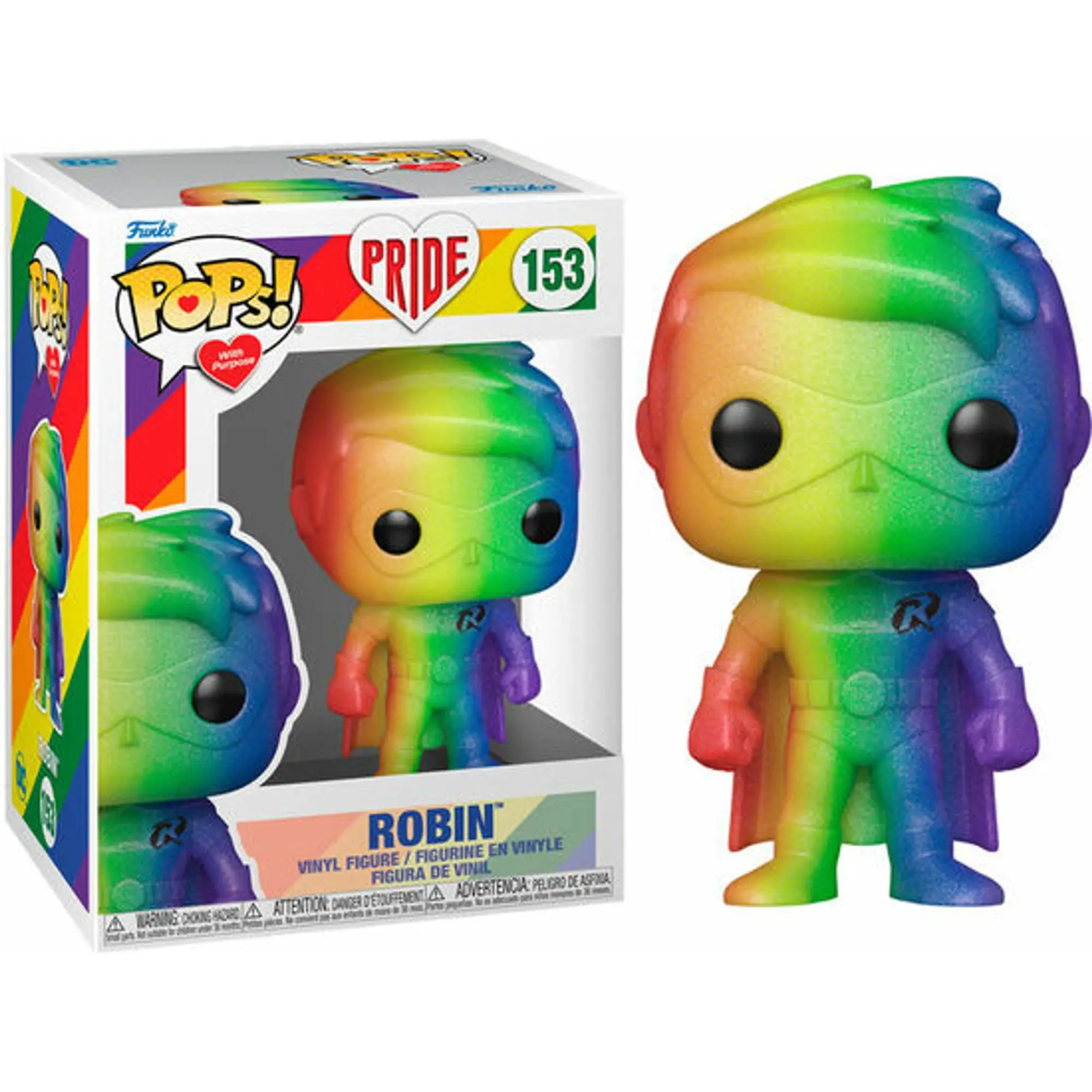 Funko - Figura Pop Dc Comics Robin Pride - Funko Pop Coleccionable De ...