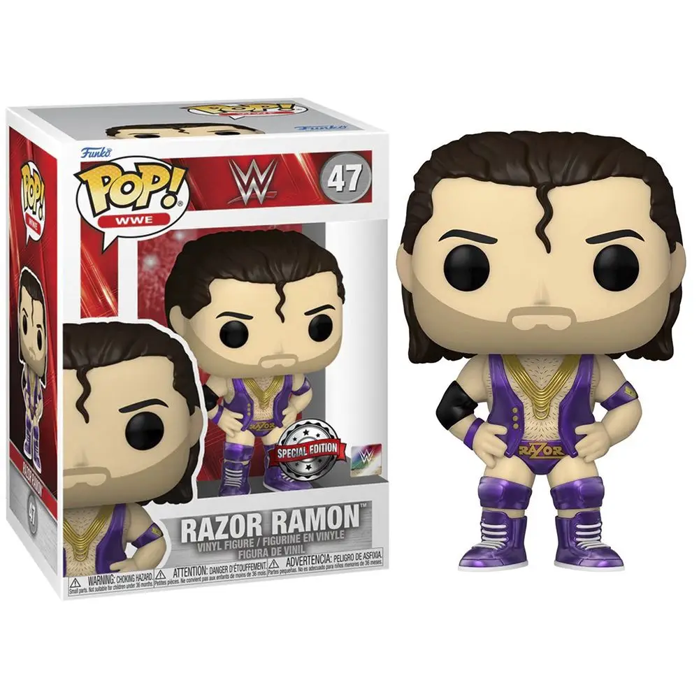 FUNKO POP! WWE - RAZOR RAMON EXCLUSIVO, 62372, Nº47, TIENDA CON ...