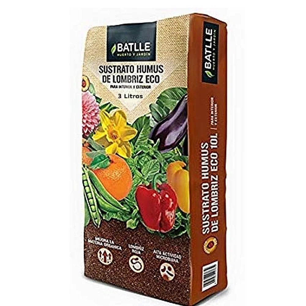Worm Humus 3L or 20L - 100% Natural Organic Substrate for Indoor and ...