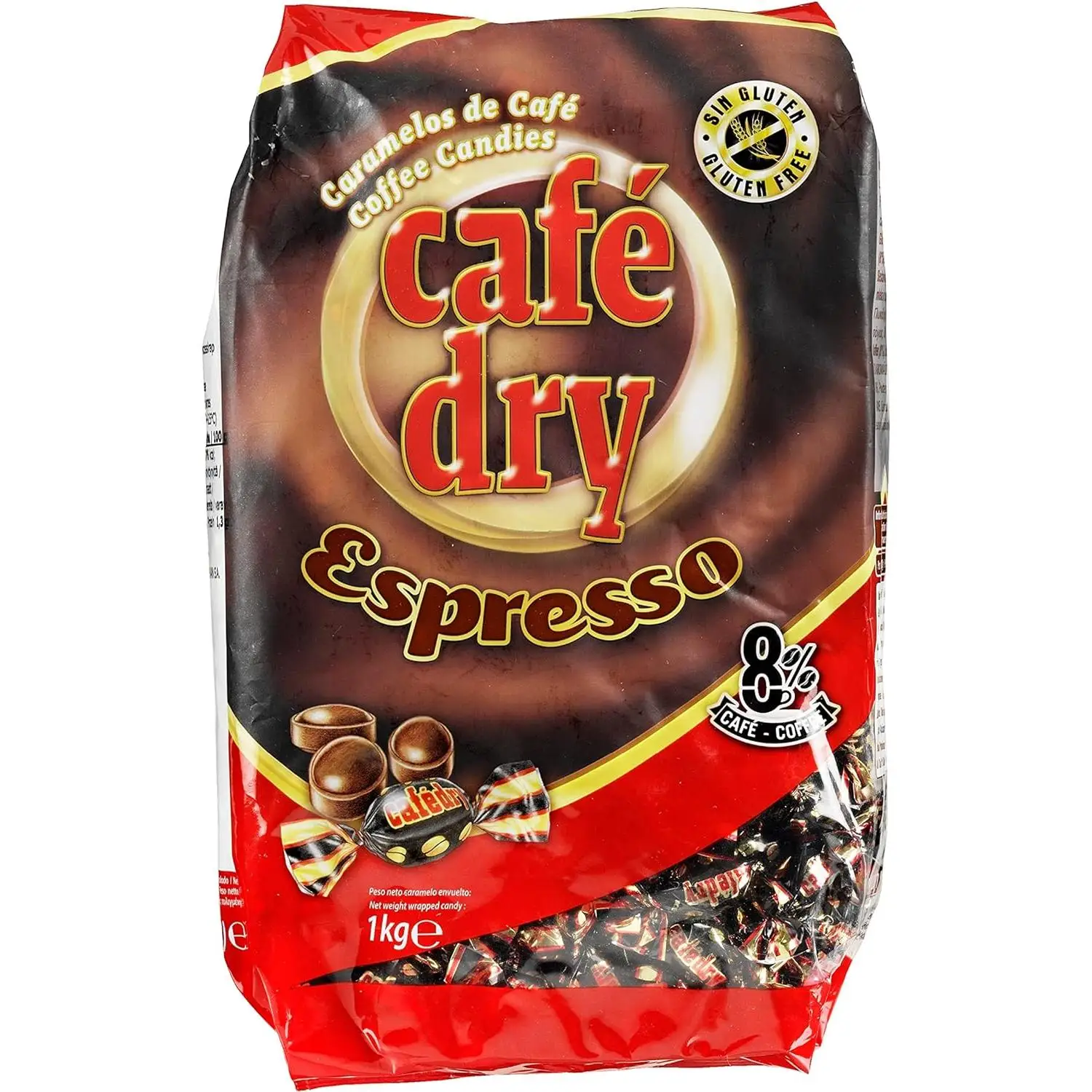Caramelos Café - Cafe Dry Espresso - Caramelos Duros con Sabor a Cafe ...