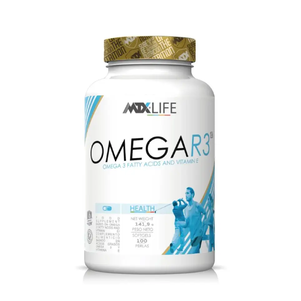 MTX Nutrition Omega R3 [100 perle] - Acidi grassi essenziali Omega 3 e ...