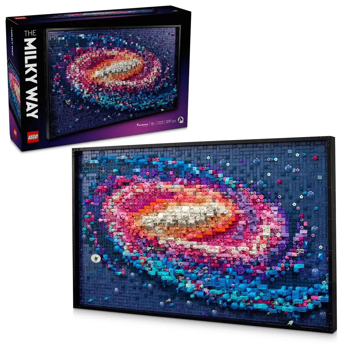 LEGO Art The Milky Way: A Detailed Review of the 31212 Galactic Mural ...
