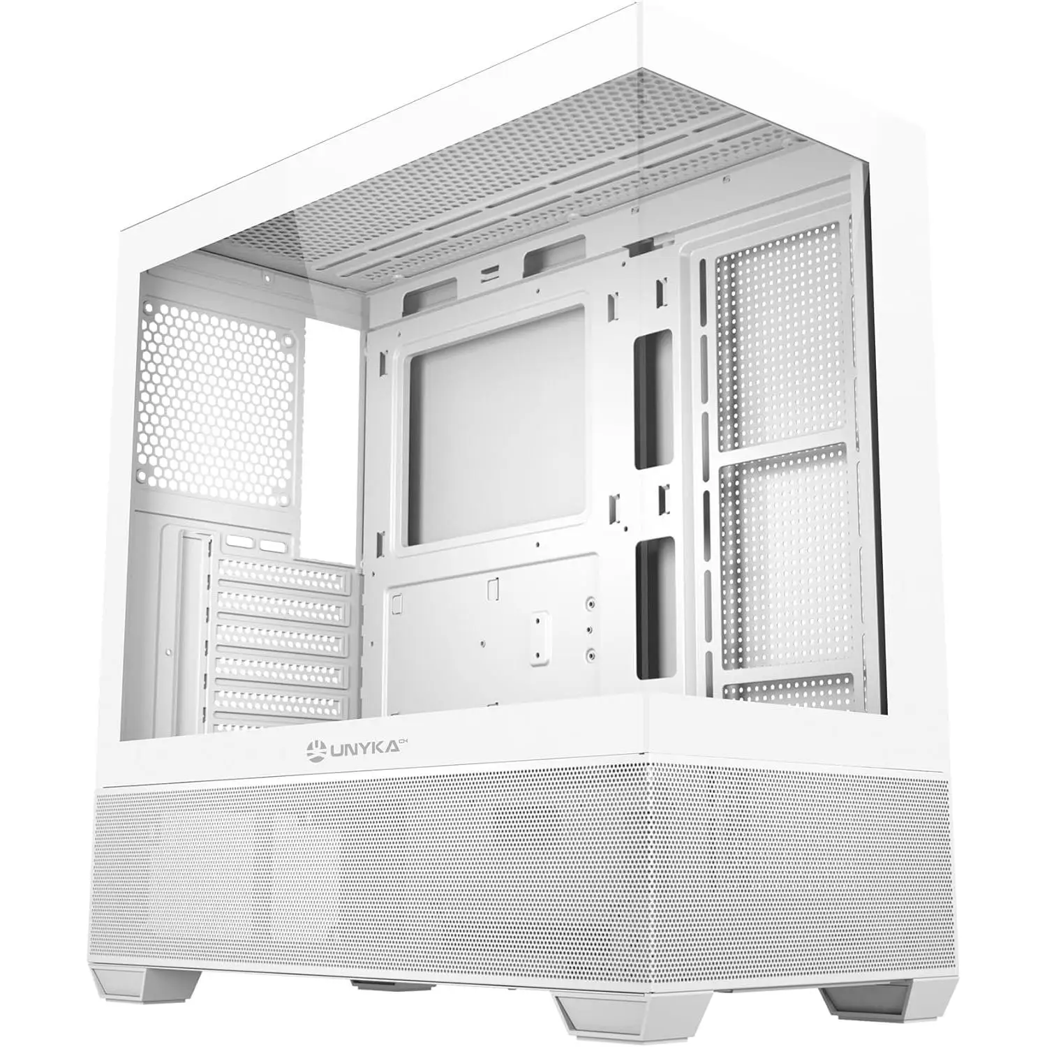 UNYKAch Chasis ATX REVELAT White con Capacidad para Tarjetas Gráficas ...