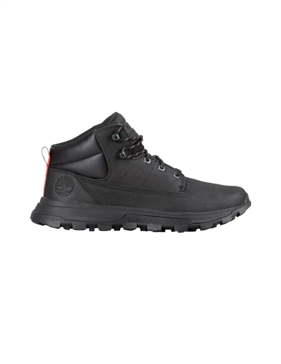 Men-s-black-Timberland-lace-up-leather-boots-with-rebounding-lining-and ...