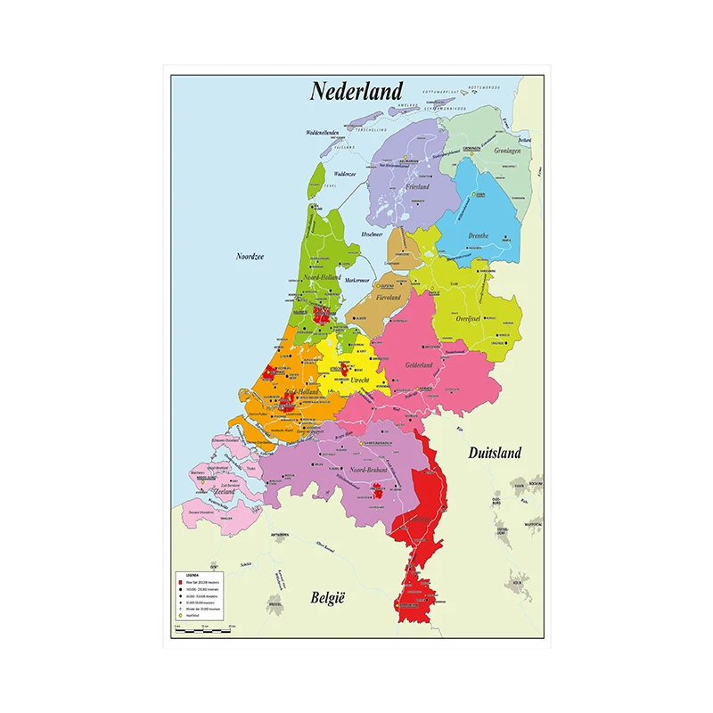 Netherlands Political Map