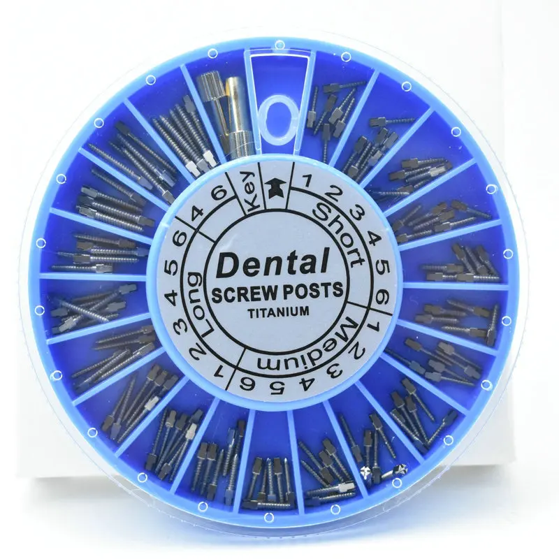 Dental-instrument-Stainless-steel-golden-plasted-titanium-Screw-Post ...