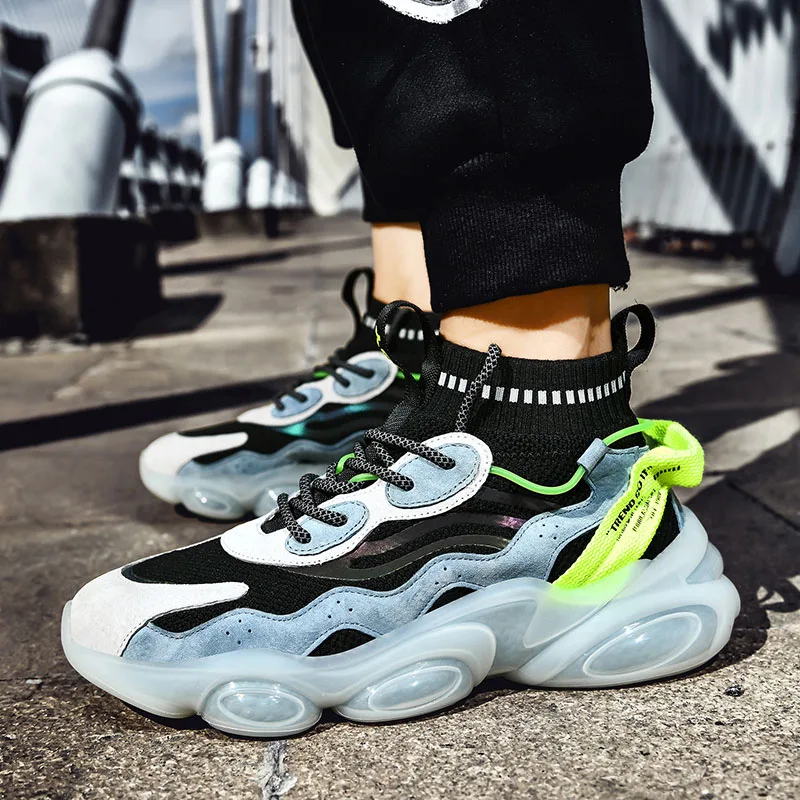 Trending Platform Casual Shoes For Men Fashion High Top Designer Chunky ...