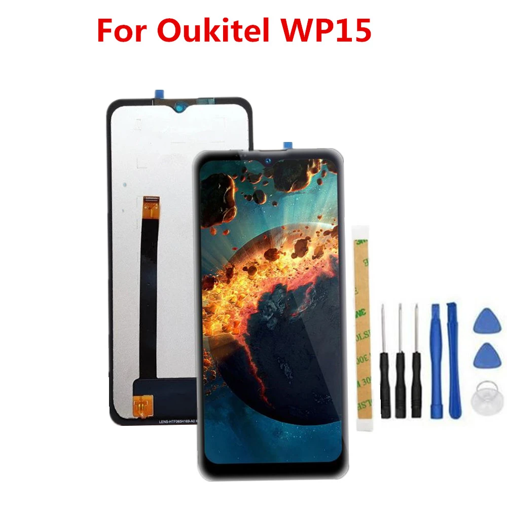 Original For Oukitel Wp15 Cell Phone 6.5"hd+ Android11 Lcd Display Repair Parts Assembly ...
