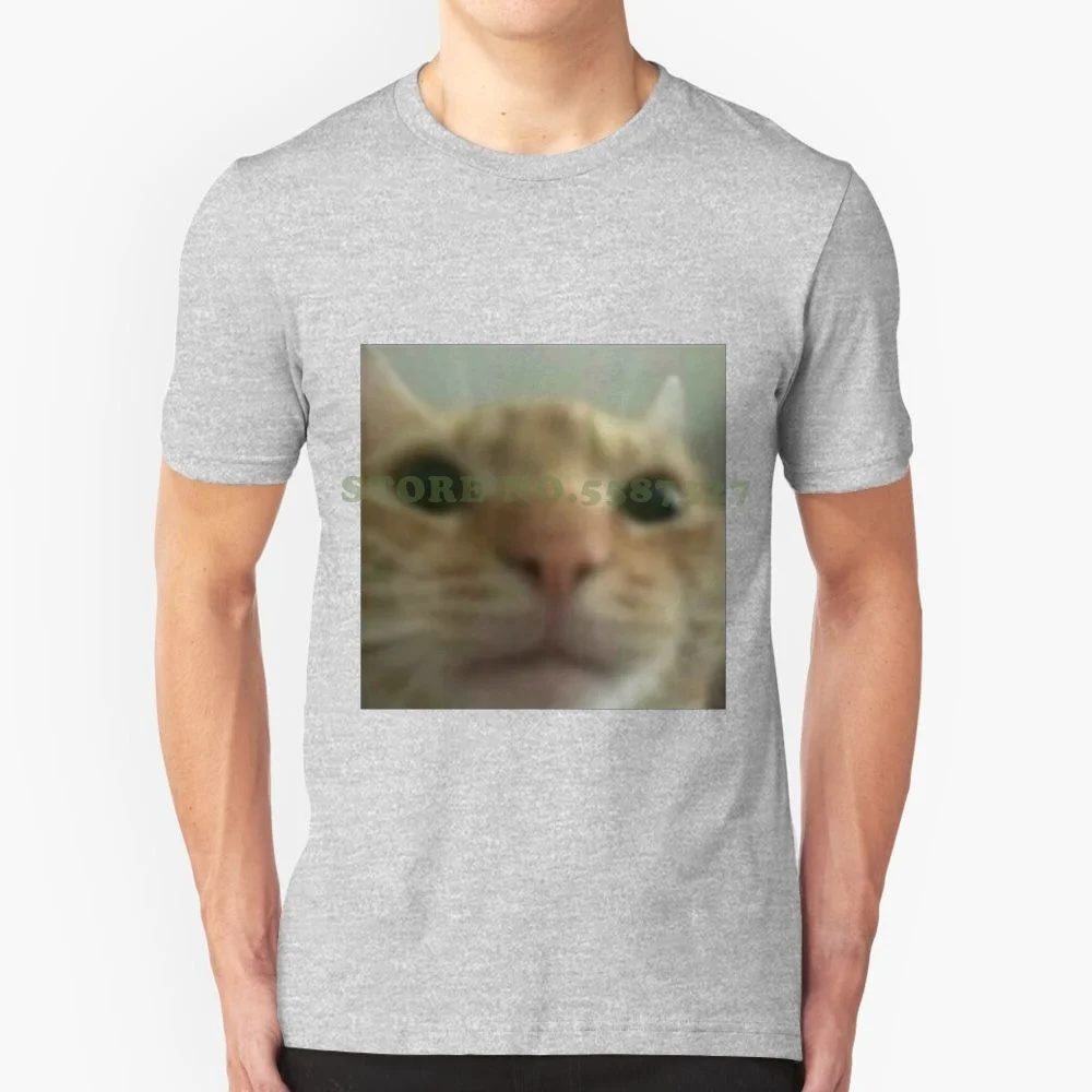 Ugley Cat Too Close To Camera Shitpost Cool Design Trendy T Shirt Tee Cat Ugly Ugley Too Close ...