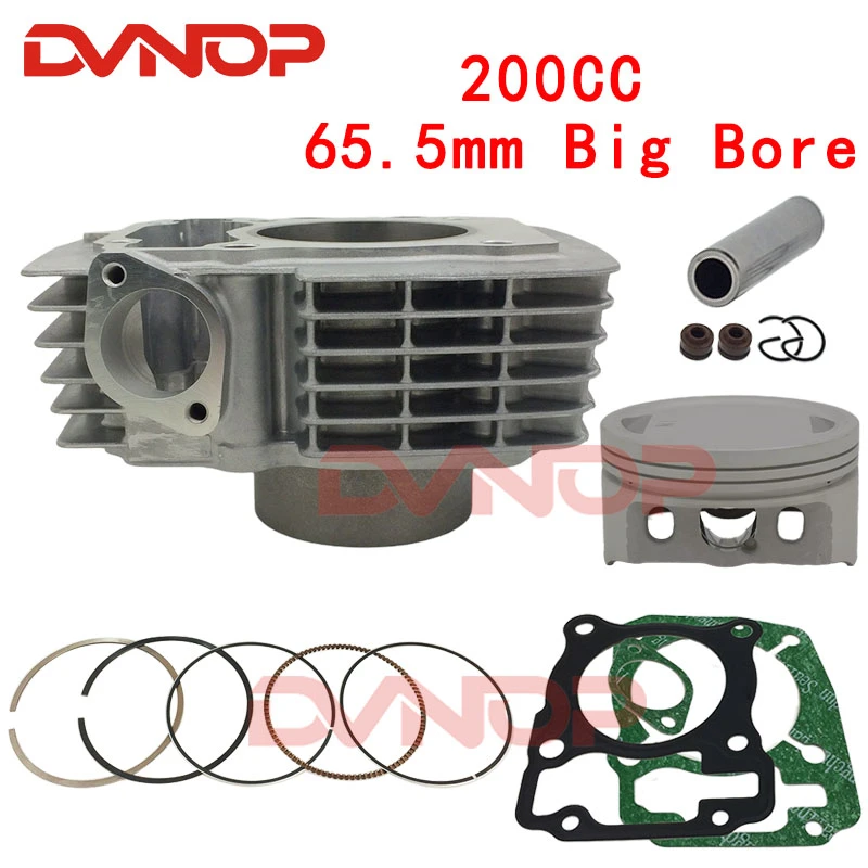 65.5mm big bore Motorcycle Cylinder Kit For Honda XR150 CBF150 Upgrade ...