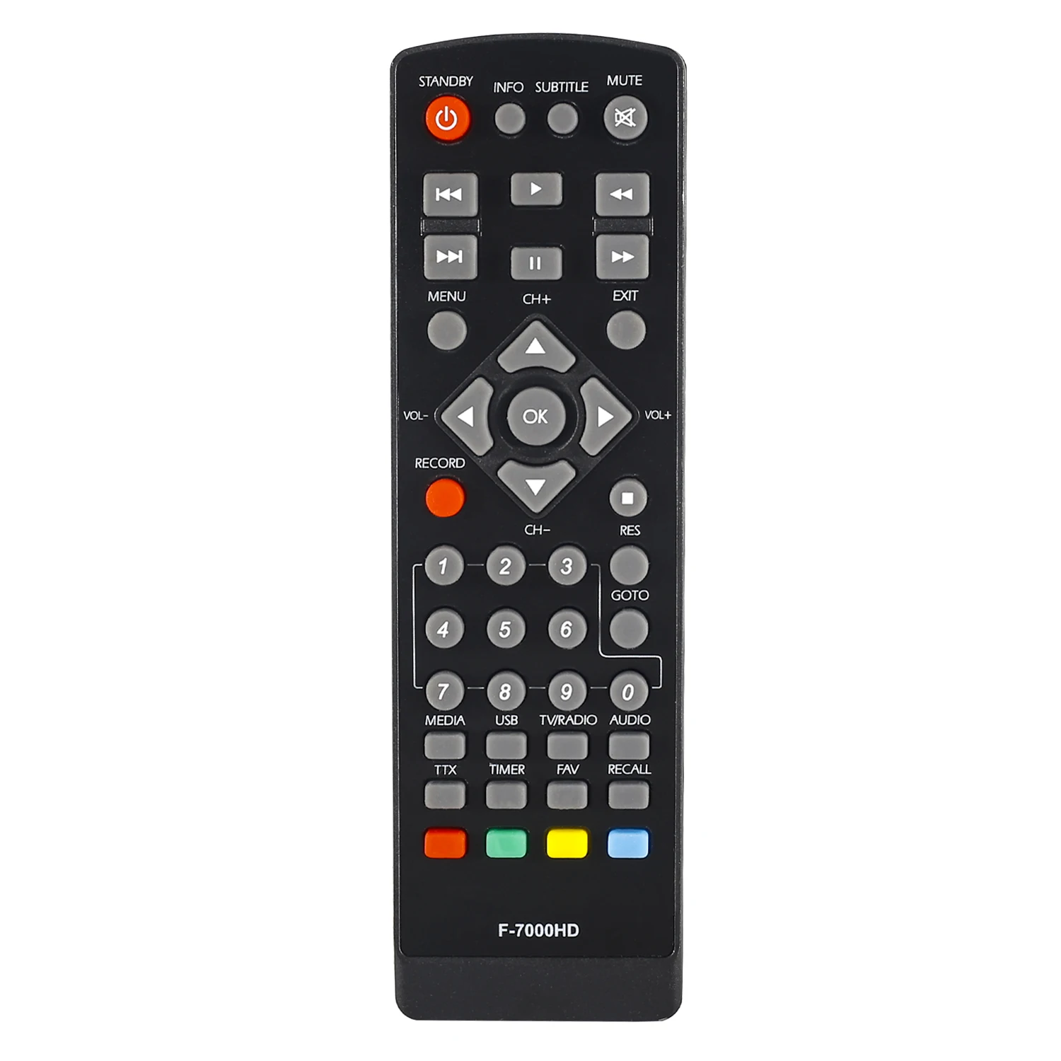 New-Remote-Control-Fit-for-FUJIONKYO-F-7000HD-DVB-TV-Set-Top-Box ...