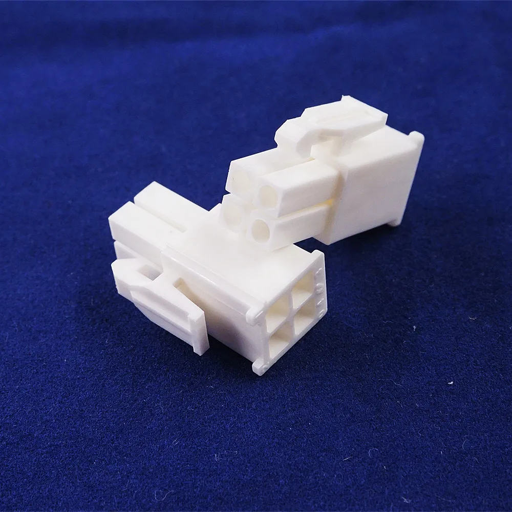 100pcs Receptacle Housing 2x2 Position 4 Pin Connector 4.14 mm 0.163 ...