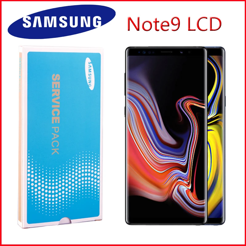 ORIGINAL AMOLED 6.4'' LCD with frame for SAMSUNG GALAXY Note 9 LCD ...