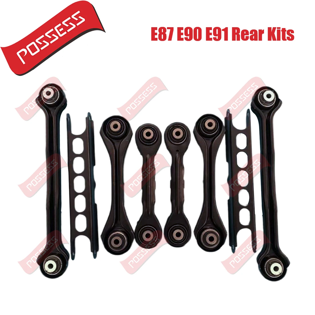 8 Pieces Rear Suspension Control Arm Kits For BMW 3 Series E90 E91 E92 ...