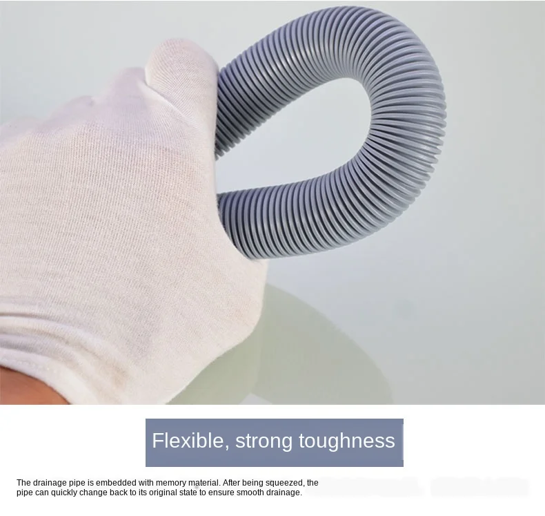 Tuyau,4 M straightly--Tuyau D'évacuation Des Eaux Usées Allongé 1.5 - 2 ...