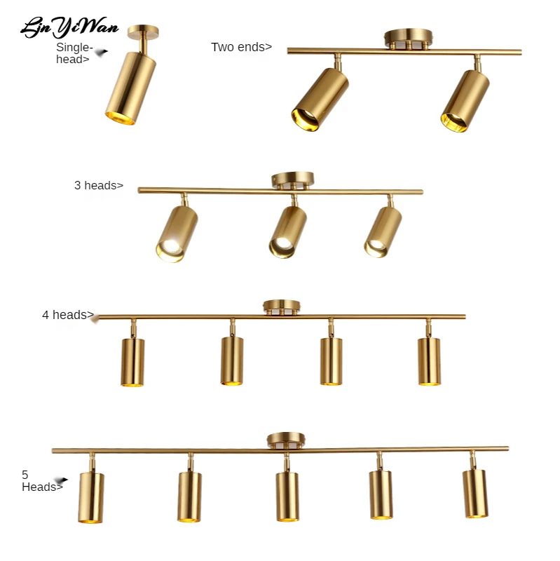 Nordic Aluminum Surface Mounted Rail Led Downlight Living Room Corridor ...