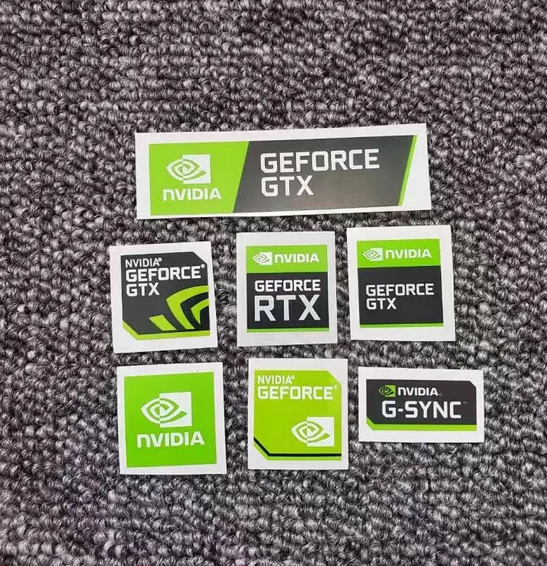 Nvidia Graphics Card Label Original Authentic Notebook Nvidia Sticker ...