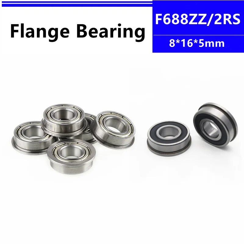 Ball Bearing | F688z | Slides - 50/100pcs F688zz 8 16 5mm F688-2rs ...