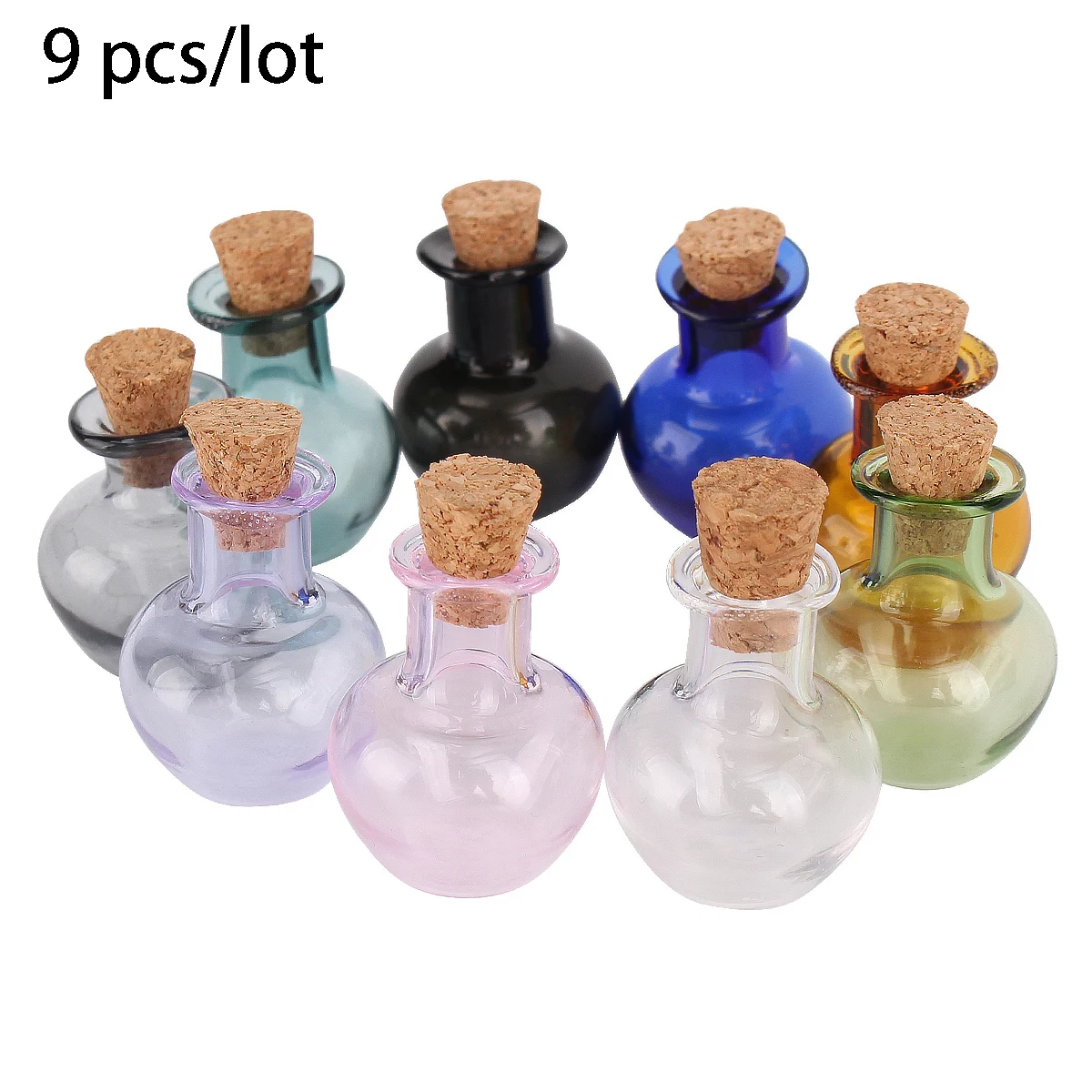Small Colored Glass Bottles