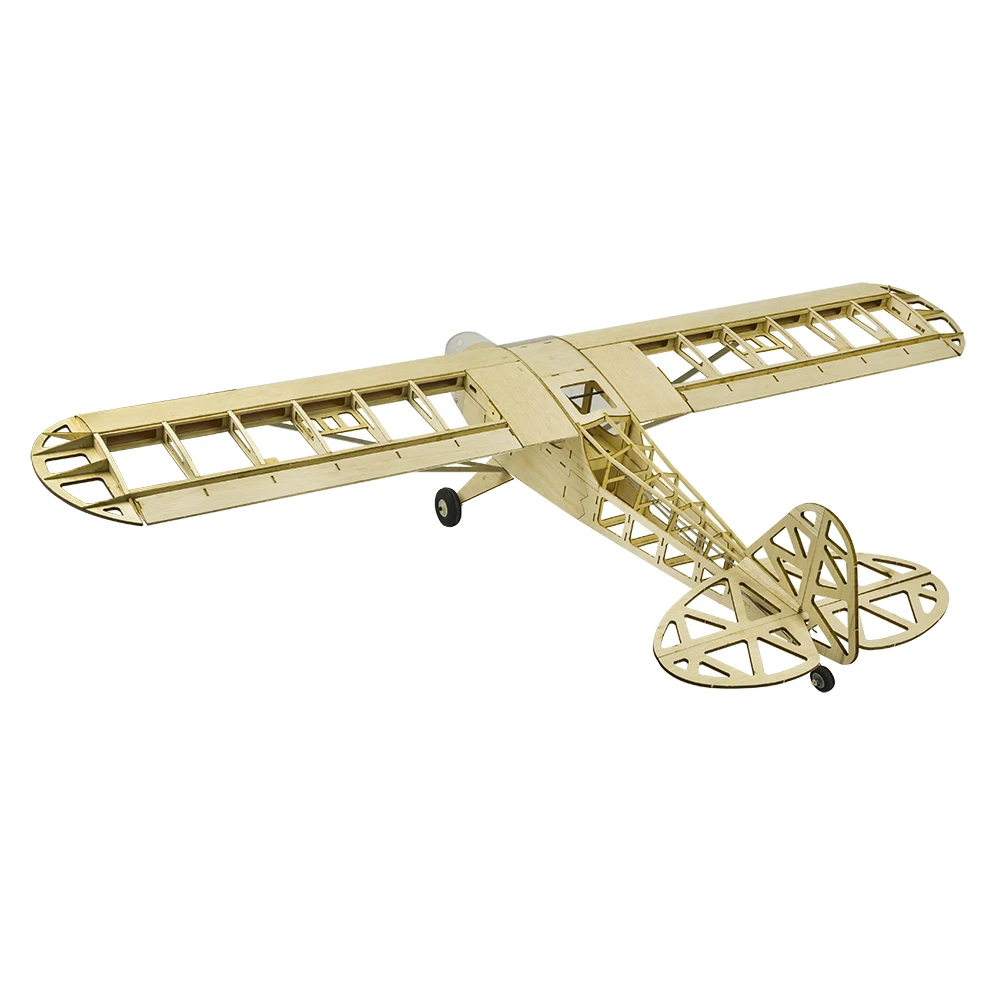 S2301 Balsa Wood RC Airplane 1200mm Electric Powered J3 CUB RC Aircraft ...