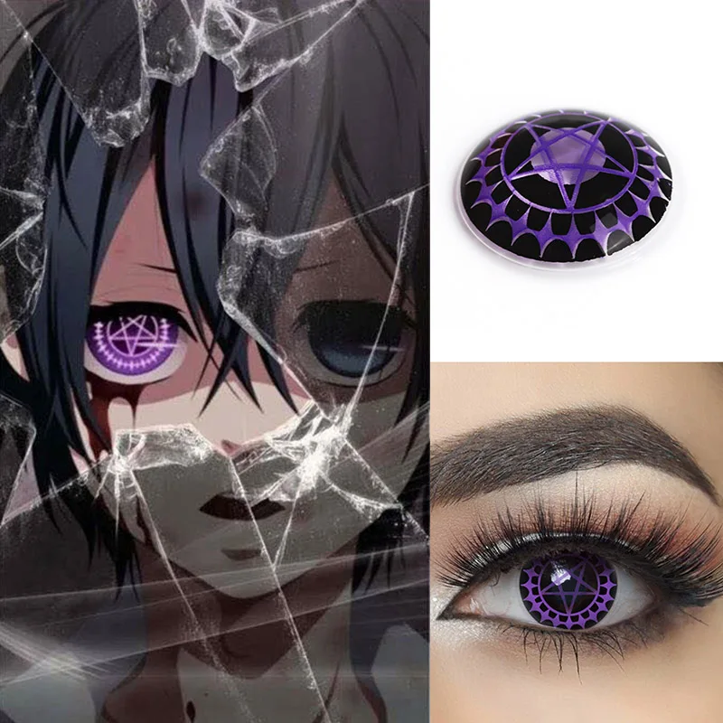 Black Butler Pentagram Contacts