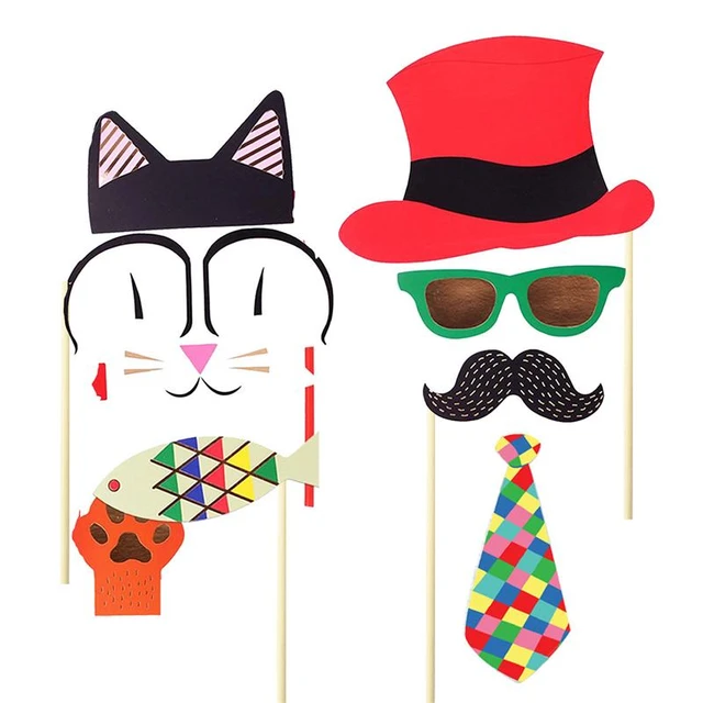 Circus Photo Booth Props Printable