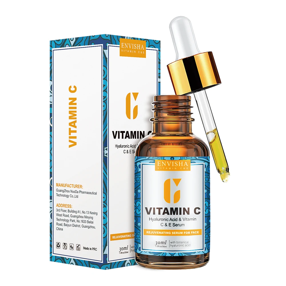 ENVISHA – sérum pour le visage à la vitamine C, blanchissant, soin pour ...