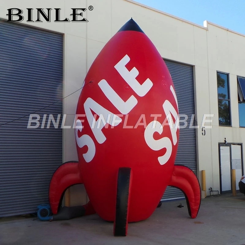 Best-gift-Inflatable-Toys-Inflate-Red-Rocket-Model-Toys-Children ...