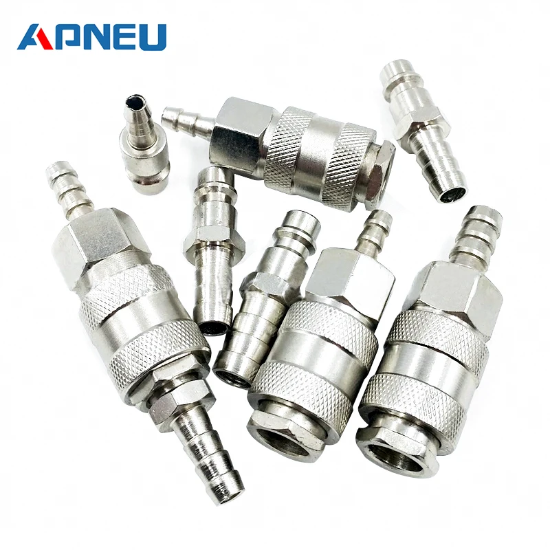 2PCS European Standard EU Euro Type Pneumatic Fitting Quick Coupling ...