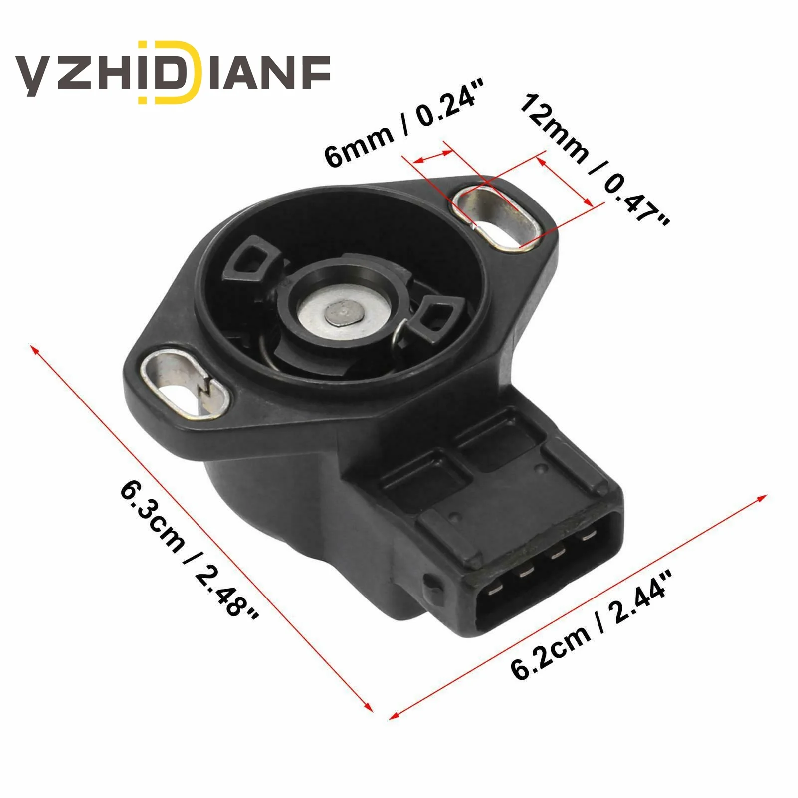 1x Baru TPS Sensor Posisi Throttle OEM MD628204 MD614697 untuk ...