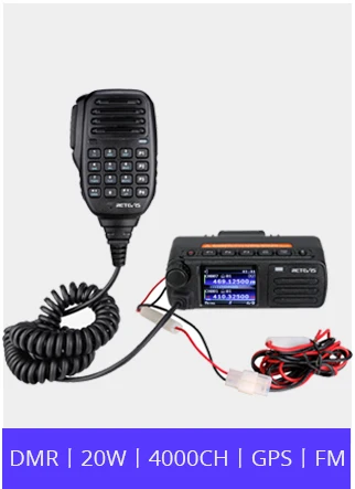 Retevis Rt84 Dmr Dual Band Walkie Talkie 5w Vhf Uhf Dmr Vfo Digital ...