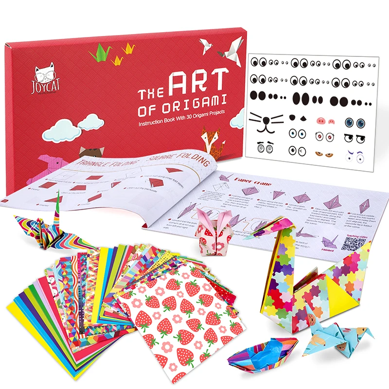 Double-Sided-Colorido-Origami-Papel-Folheto-de-Instru-o-para-DIY-Artes ...