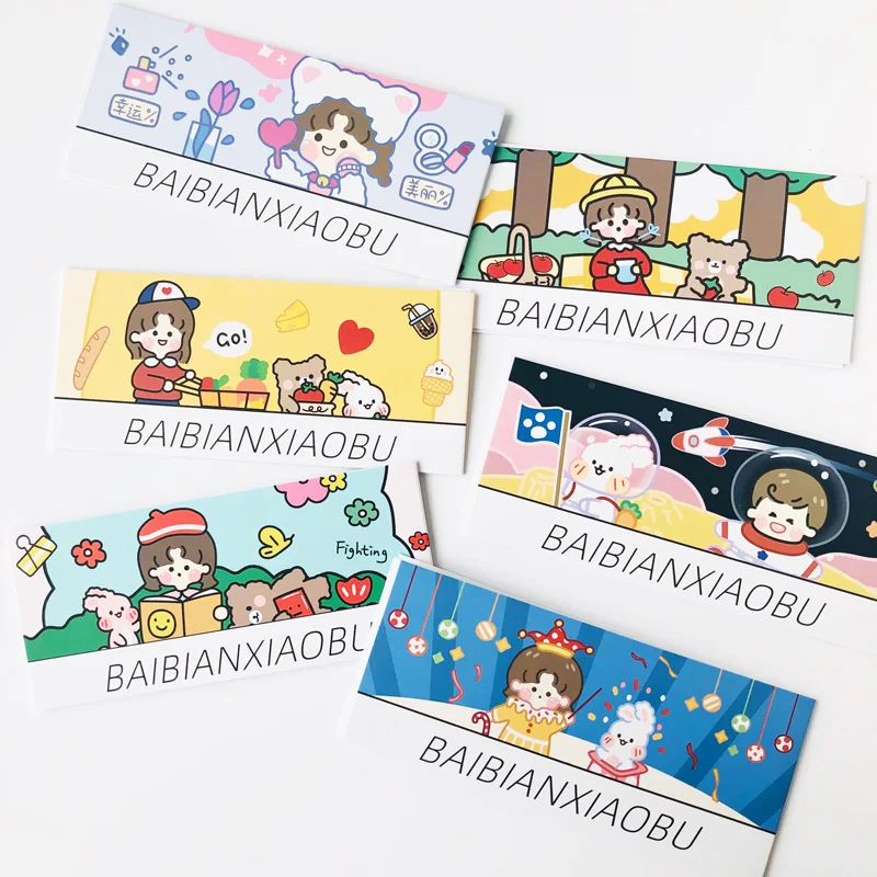 4 Sheets /pack Cute Girls And Cats Decoration Stickers Diy Diary ...