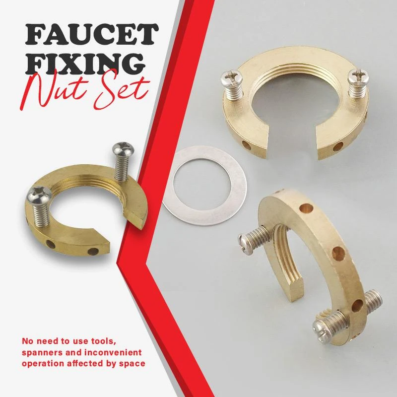 Faucet Fixing Tool Set Kitchen Bathroom Wash Basin Faucet Fastener Nut ...