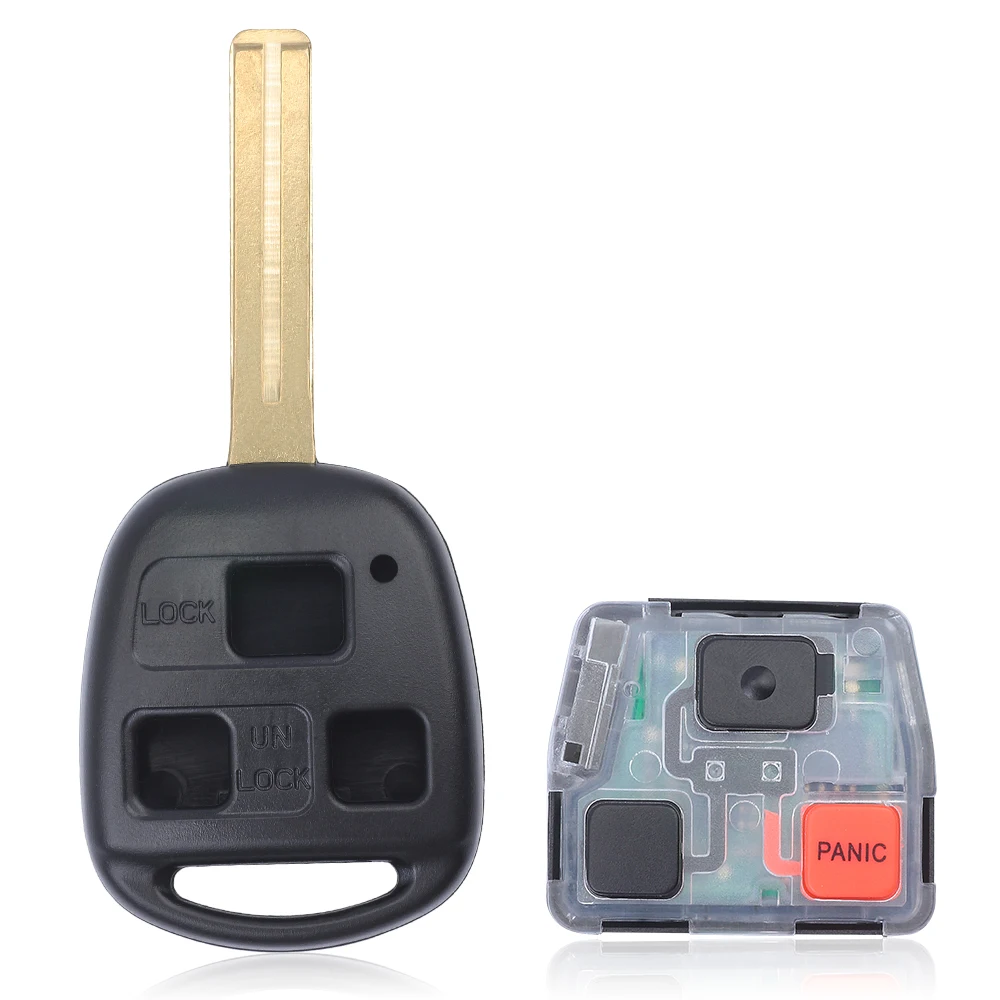 Car Remote Key Fob 3 Buttons 312MHz with 4C Chip for Lexus RX300 1999 ...