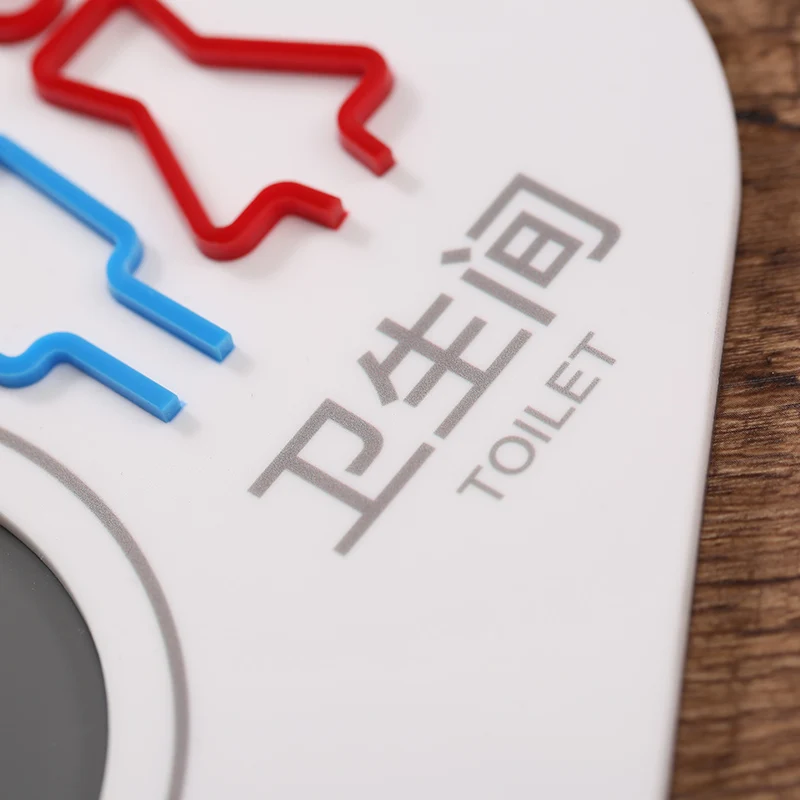 Door Sticker Toilet Signs Acrylic Number Plates Side-mounted Fixed Wall ...
